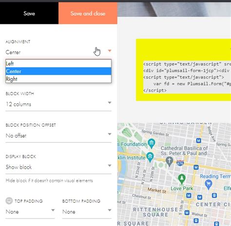 Embed Plumsail Web Form On A Tilda Site — Public Web Forms
