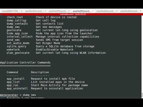Metasploit Session Connected To A Remote Android Meterpreter YouTube