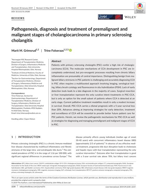 Pdf Pathogenesis Diagnosis And Treatment Of Premalignant And