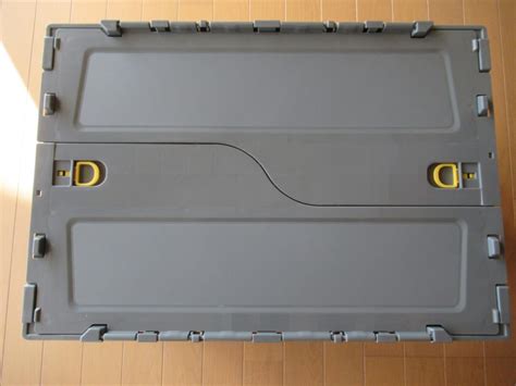 工具や材料の整理整頓にあると便利なtrusco トラスコ の薄型折りたたみコンテナ（tr C50b Gy）のレビュー