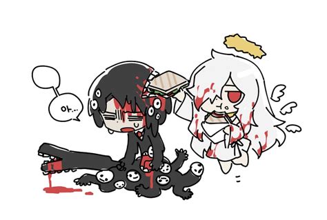 Angela And Roland Project Moon And More Drawn By Friedbirdchips