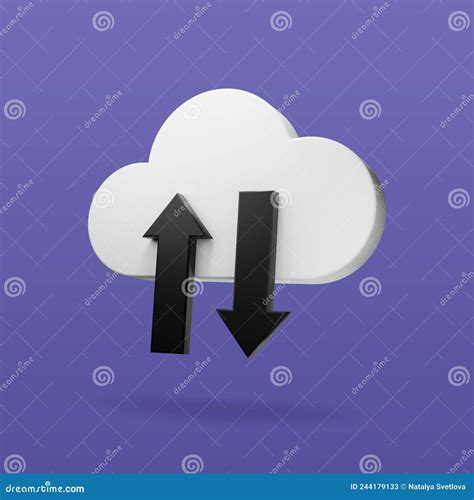 Cloud Synchronization 3d Icon Cloud Computing Technologies 3d