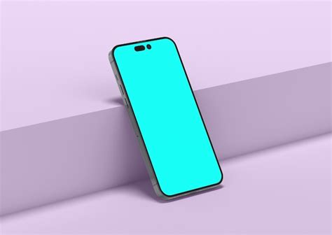premium psd phone 14 pro mockup and some separated screens floating