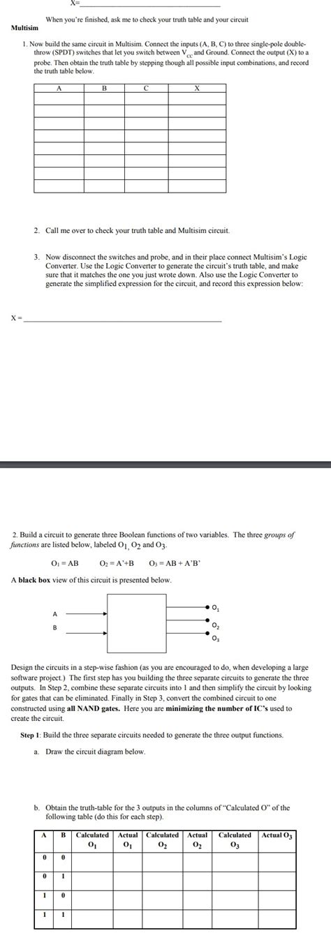 Boolean Function To Logic Circuit Converter Diagram Board