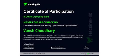 Vansh Choudhary On Linkedin Master The Art Of Hacking Hackingflix