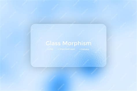 Premium Psd Glass Effect With Glass Morphism With 3d Glass Effect