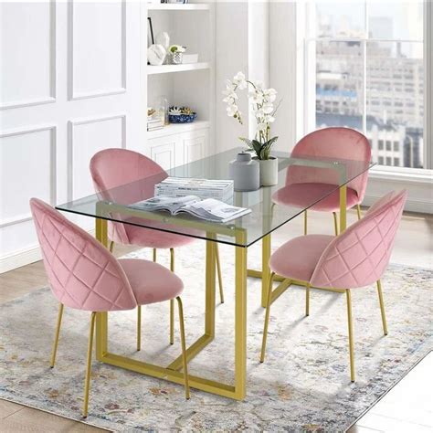 Glass Rectangular Metal Dinning Table Sets 4 Seater At Rs 26000set In
