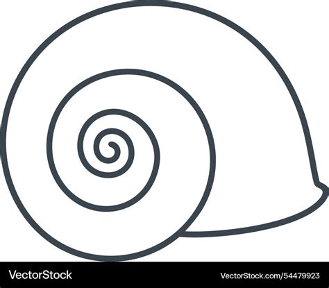 Snail Shell Royalty Free Vector Image Vectorstock