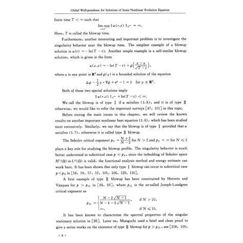 Global Well Posedness For Solutions Of Some Nonlinear Evolution Equationisbn 9787569038507