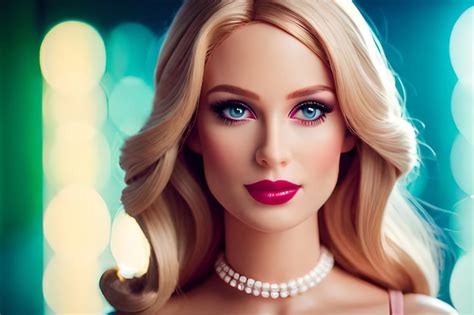 Premium Ai Image Ai Generated Cute Girl Doll