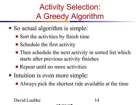 Greedy Algorithms