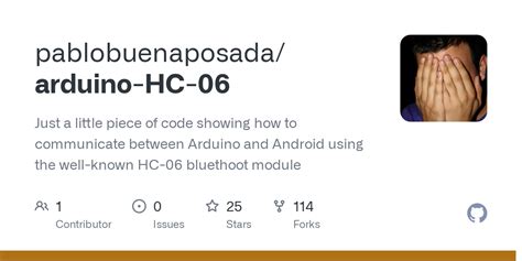 Github Pablobuenaposadaarduino Hc 06 Just A Little Piece Of Code Showing How To Communicate