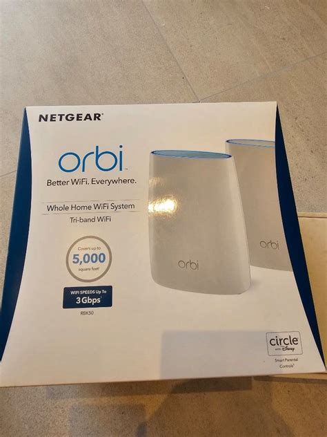 Netgear Orbi Rbk50 Wifi Mesh Computers And Tech Parts And Accessories Networking On Carousell