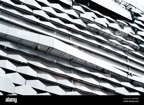 Modern Aluminium Composite Material Architecture Gray Color And Hexagon