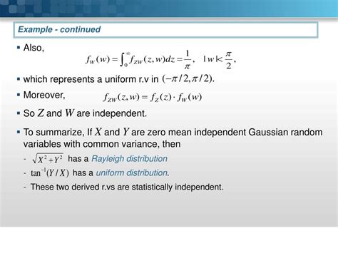 Ppt Two Functions Of Two Random Variables Powerpoint Presentation