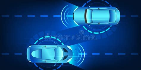 Smart Car Technology With An Autonomous Driving System With Front