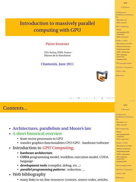 Pk Introduction Cuda Pdf Multi Core Processor Graphics Processing