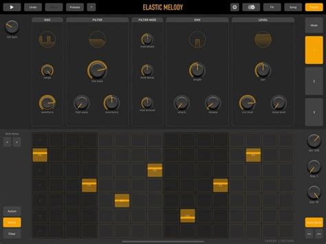Elastic Melody Synth Sequencer For IOS By MoMinstruments