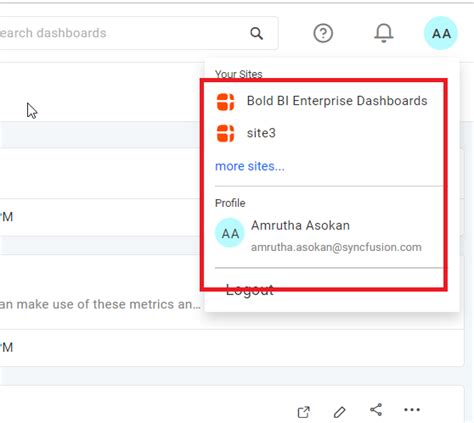 How To Hide The Profile Notification And Help Icons Bold Bi Embedded