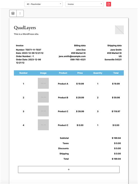 WooCommerce Invoice Manager Plugin Overview QuadLayers