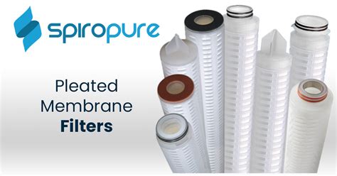 Pleated Membrane Filter Cartridges Spiropure Filters
