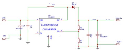 Xl6009 Schematic Resources Easyeda
