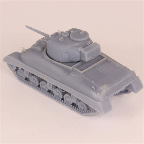 3d Printable M4a1 Sherman Early American Medium Tank 172 Scale By