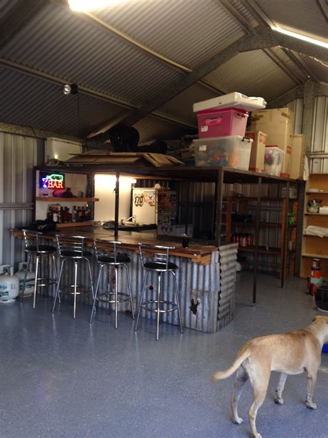 Interior Pole Barn Man Cave