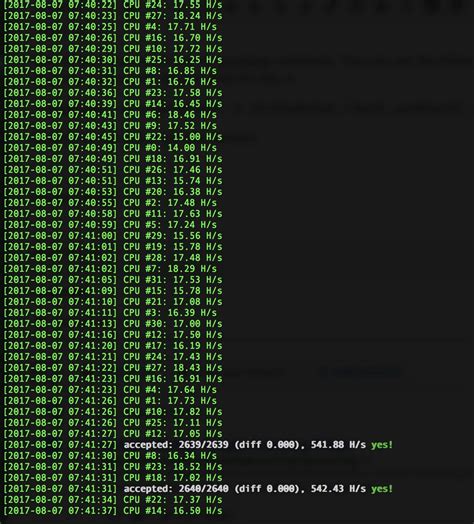 Monero Mining With Cpuminer Multi On Centos 7 R Monero