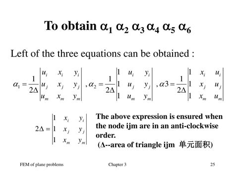 Ppt Chapter 3 Finite Element Method For Plane Stress And Plane Strain