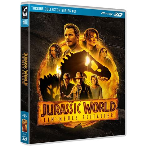 Jurassic World Domination 2022 3d Blu Ray Turbine Collector Series