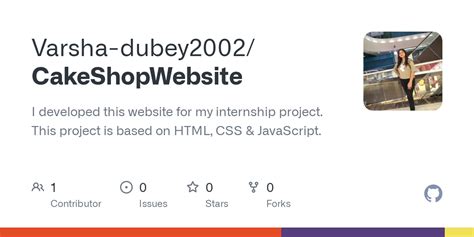Github Varsha Dubey2002cakeshopwebsite I Developed This Website For My Internship Project
