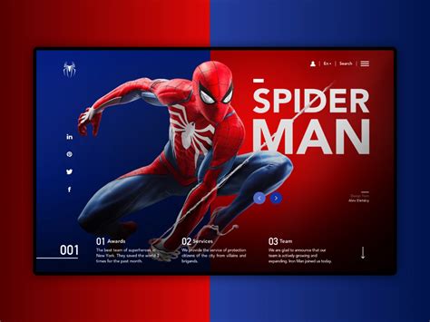 Spider Man Web Design
