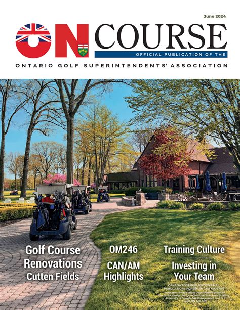 Oncourse Ontario Golf Superintendents Association