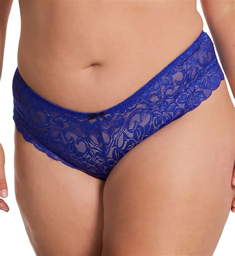 Plus Stretch Lace Open Cup Underwire Bra