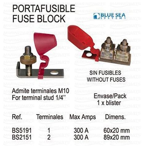Fuse Block Terminal Fuse Dual Marineparts Eu