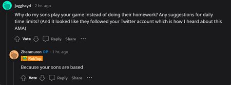 Robtop Has Got To Be My Favorite Game Dev Ever R Geometrydash