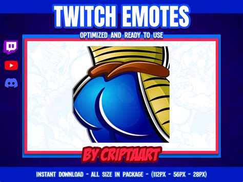 Twitch Emote Booty Emote Discord Twitch Emote Etsy