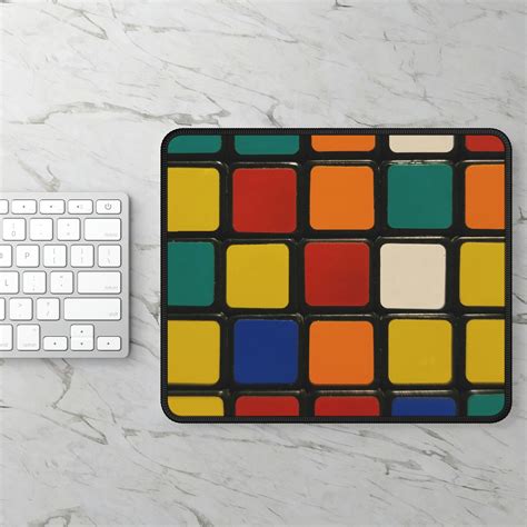 Rubiks Cube Gaming Mouse Pad Etsy