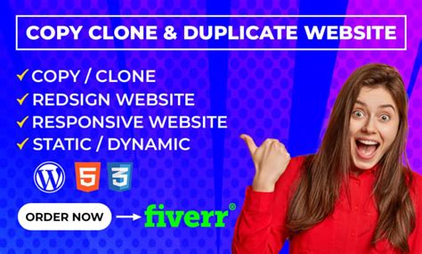 Copy Clone Or Duplicate Any Website By Chusamatahir Fiverr