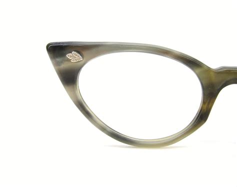 Vintage Green Cat Eye Glasses Eyeglasses Or Sunglasses Frame Haute Juice