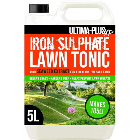 Iron Sulphate Lawn Tonic Liquid Fertiliser With Seaweed Extract