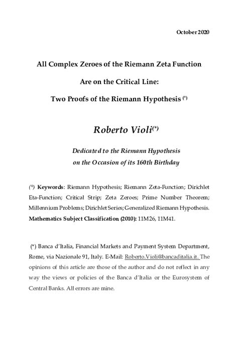 All Complex Zeroes Of The Riemann Zeta Function Are On The Critical
