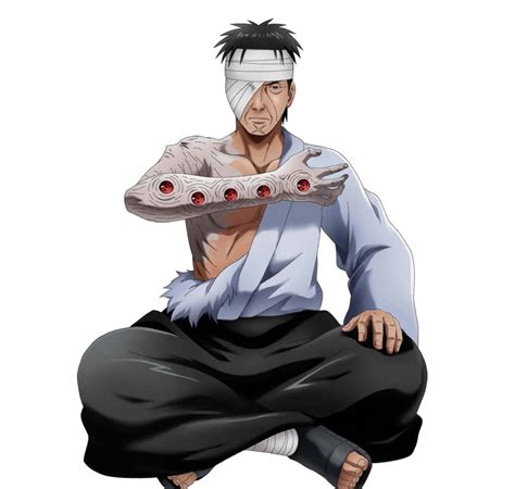 Download Danzo Shimura In A Powerful Stance Wallpaper