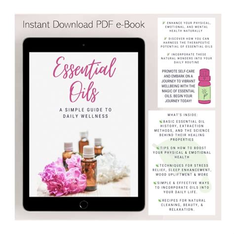 Essential Oils Guide Book Etsy