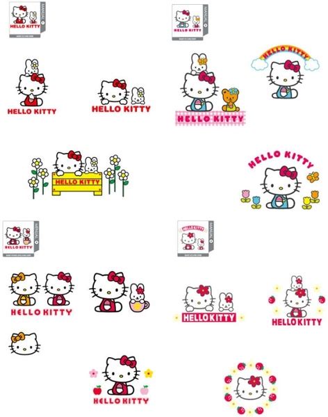 Hello Kitty Official Vector 14 Vectors Images Graphic Art Designs In