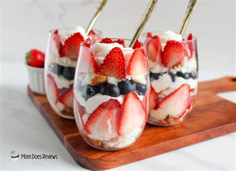 Red White And Blue Parfait Recipe Mom Does Reviews