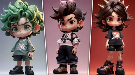 Artstation 250 Chibi Street Style Reference Characters Artworks