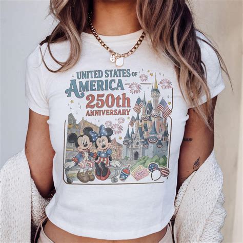 Retro Usa 250th Anniversary Mickey And Minnie Png Patriotic Disney Main