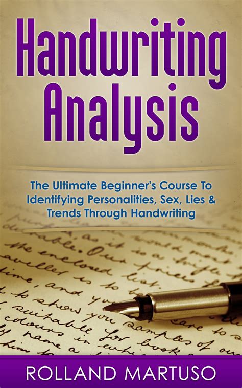 Buy Handwriting Analysis The Ultimate Beginners Course To Identifying Personalities Sex